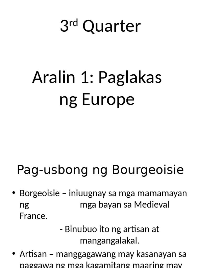 Paglakas NG Europe | PDF