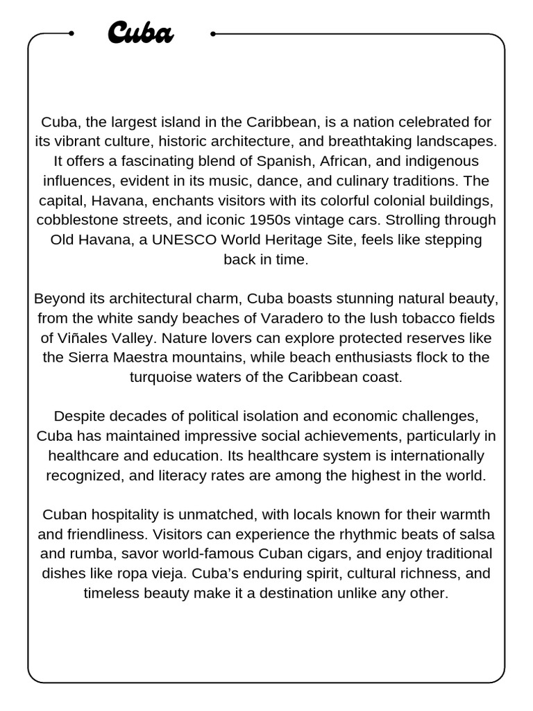 Cuban Resume | PDF