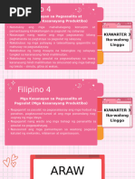 DLP - Filipino 4 - q4 - Week 2 - Panghalip Pamanggit | PDF