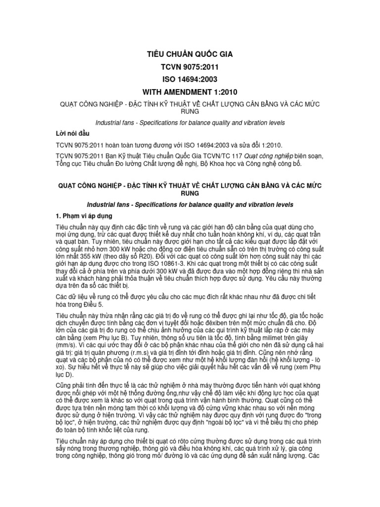 TCVN 9075-2011-ISO - Qu - T Công Nghi - P - Ð - C Tính K - Thu - T V - CH - T Lu - NG Cân B - NG ...