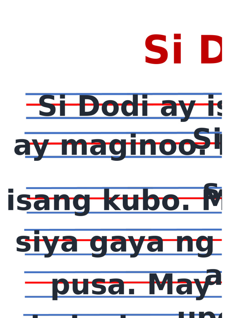 Si Dodi | PDF