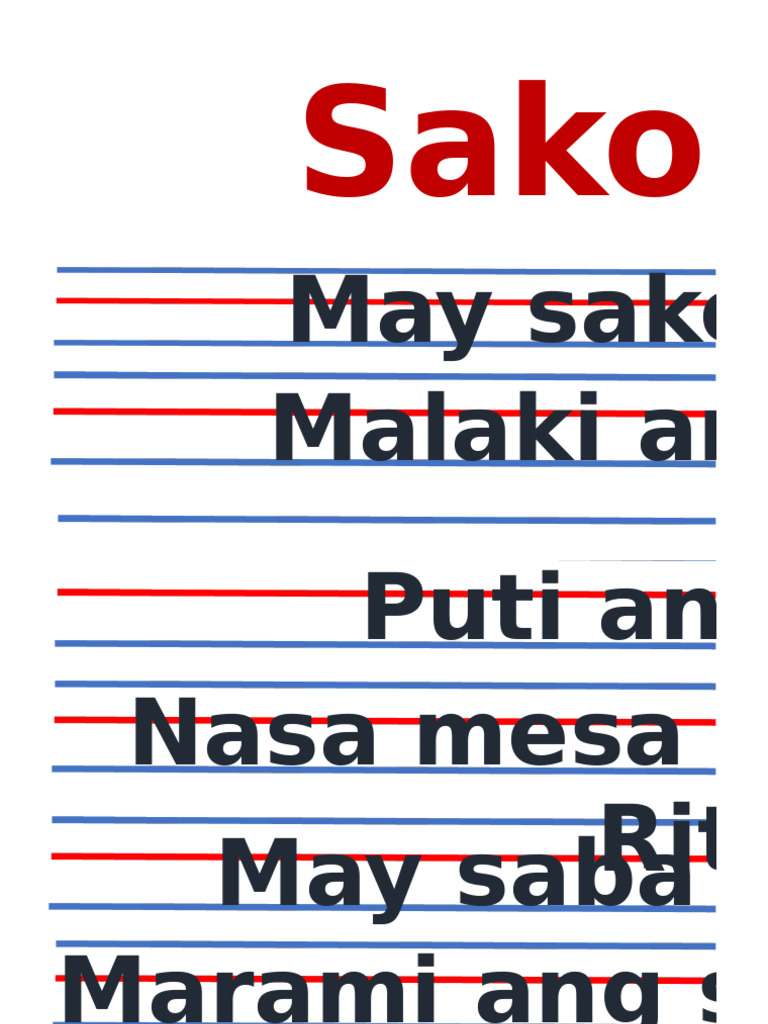 Sako Ni Rita | PDF