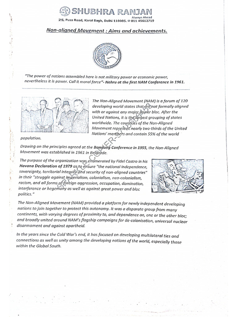 Nam Class Notes | PDF