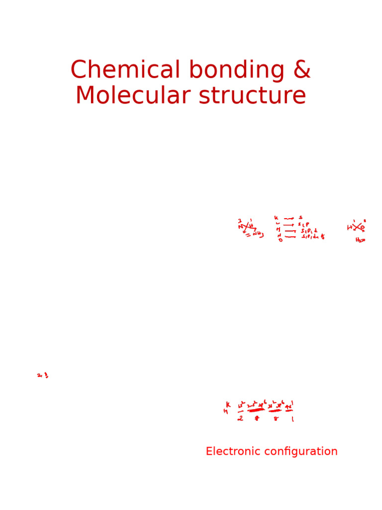 Chemical Bonding | PDF