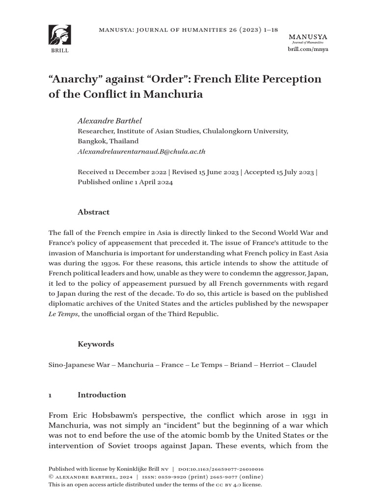 Anarchy Against Order | PDF | Empire Of Japan | French Indochina