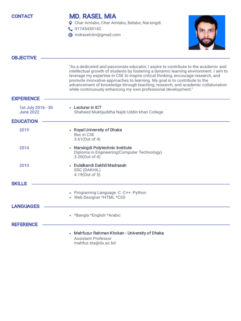 Rasel cv-2024 - Merged - 250201 - 114151 - Compressed | PDF