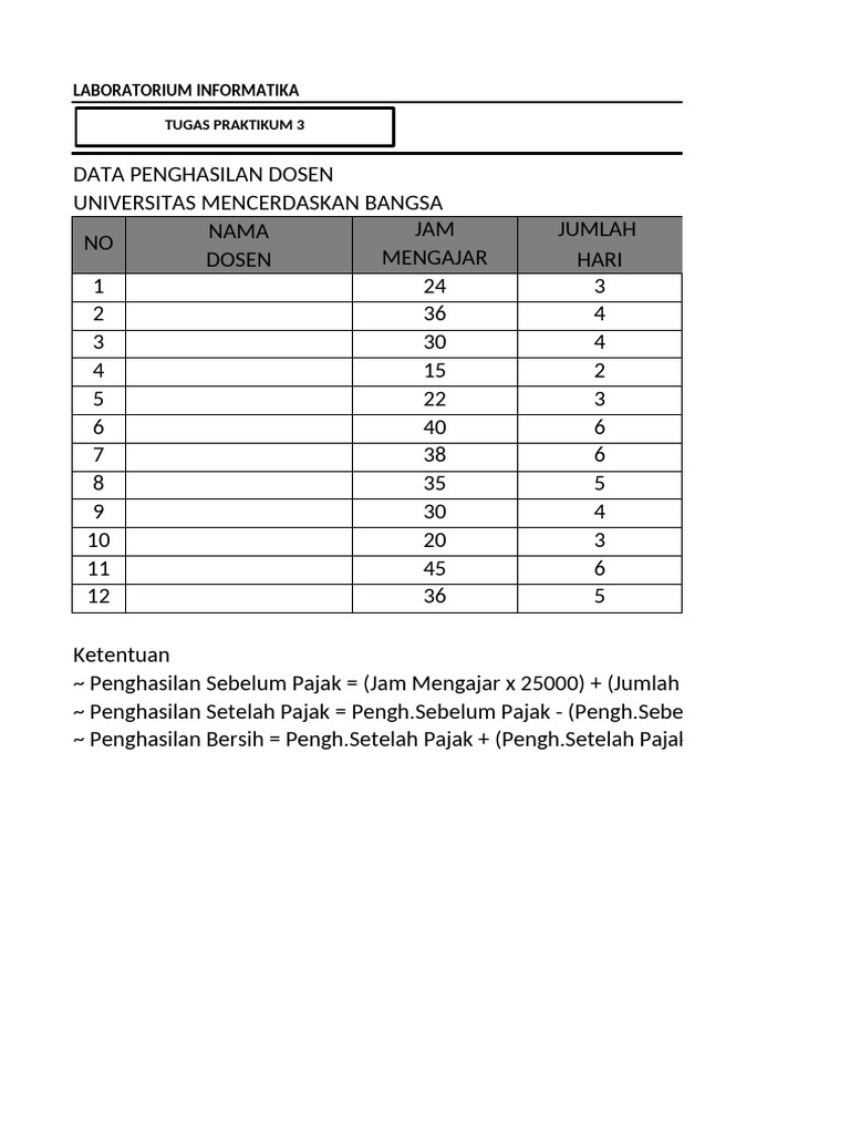 Tugas Excel Aji Gunawan | PDF