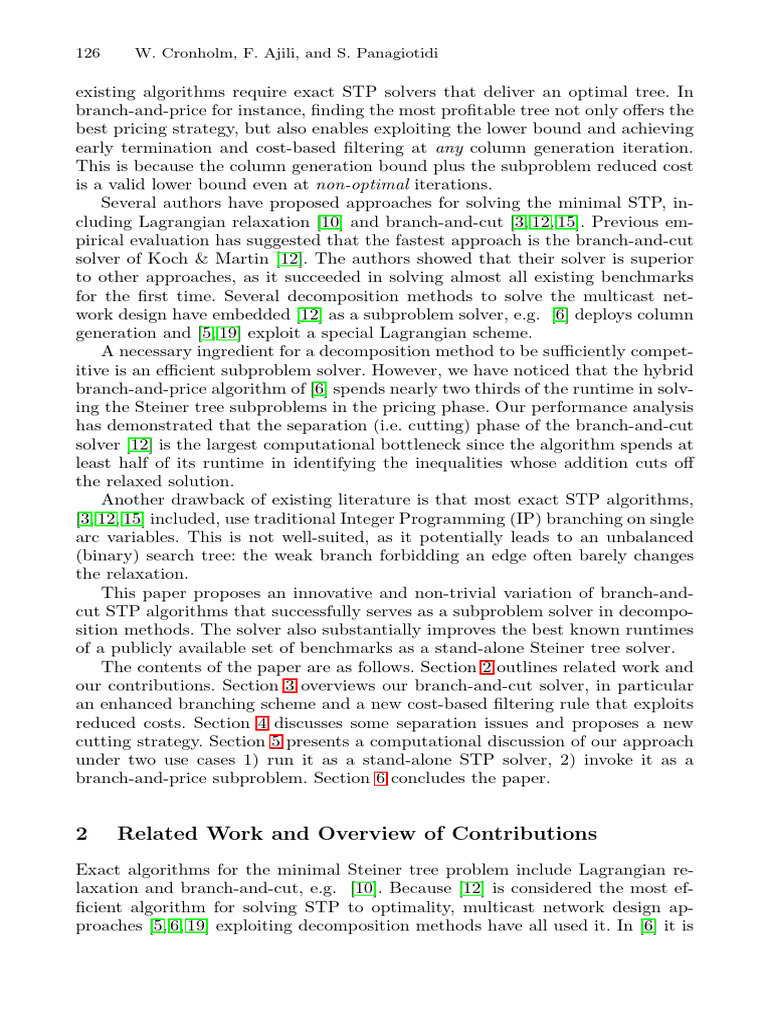 Any Non-Optimal: 126 W. Cronholm, F. Ajili, and S. Panagiotidi | PDF ...