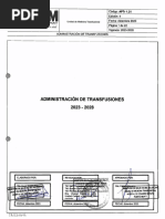 Protocolo de Transfusión Masiva 2023 | PDF | Transfusión de sangre ...