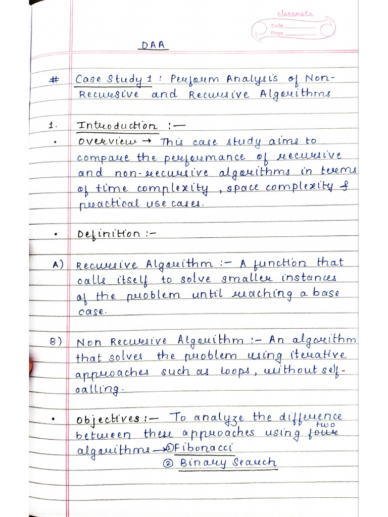 Design& Analysis of Algorithms Home Assignment | PDF