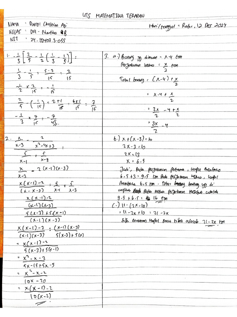 Matematika Terapan | PDF