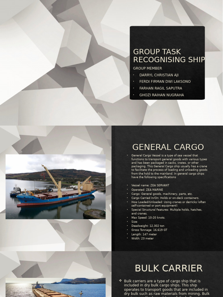 Ship Types and Specifications | PDF | Oil Tanker | Ships