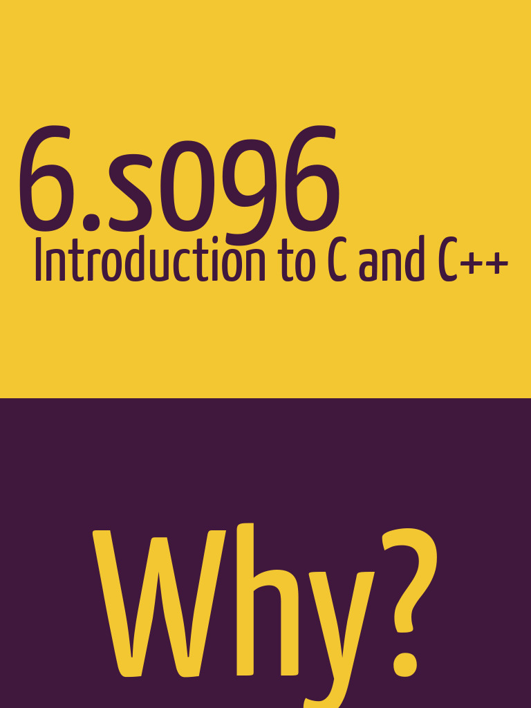 fa1252363414ff23580c2b924da60e3e_MIT6_S096_IAP13_lec1 | PDF | Pointer ...