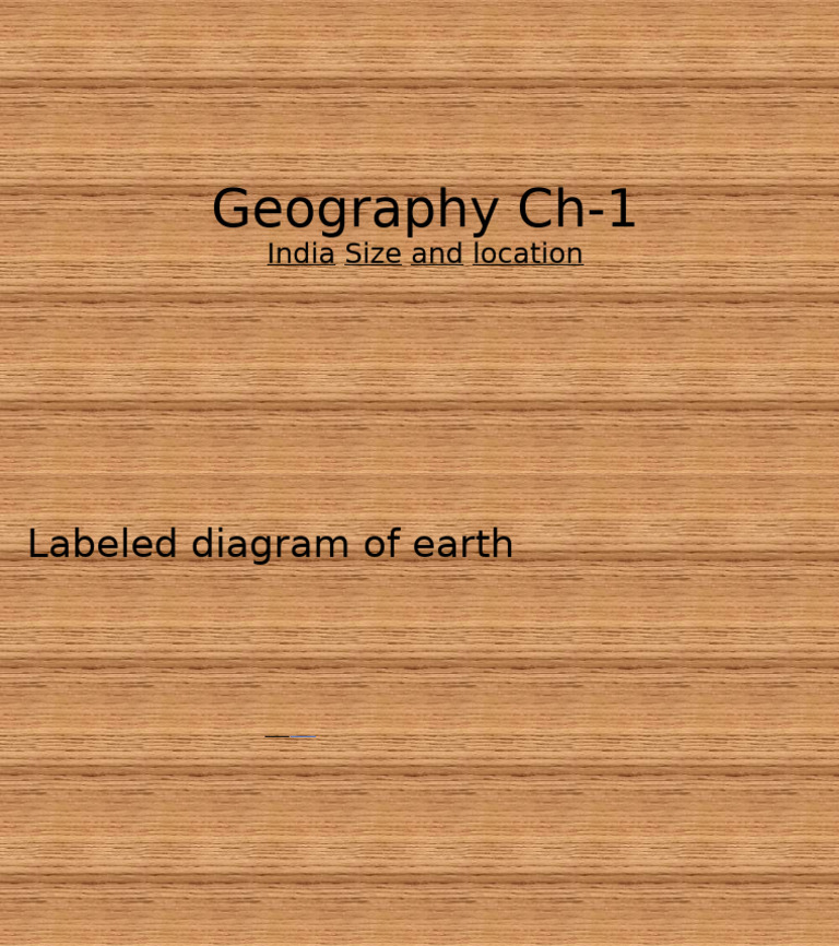 Geography Ch-1 | PDF