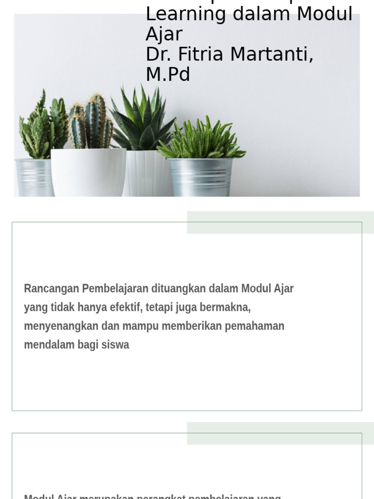 Materi 2 - Penerapan Deep Learning Dalam Modul Ajar | PDF