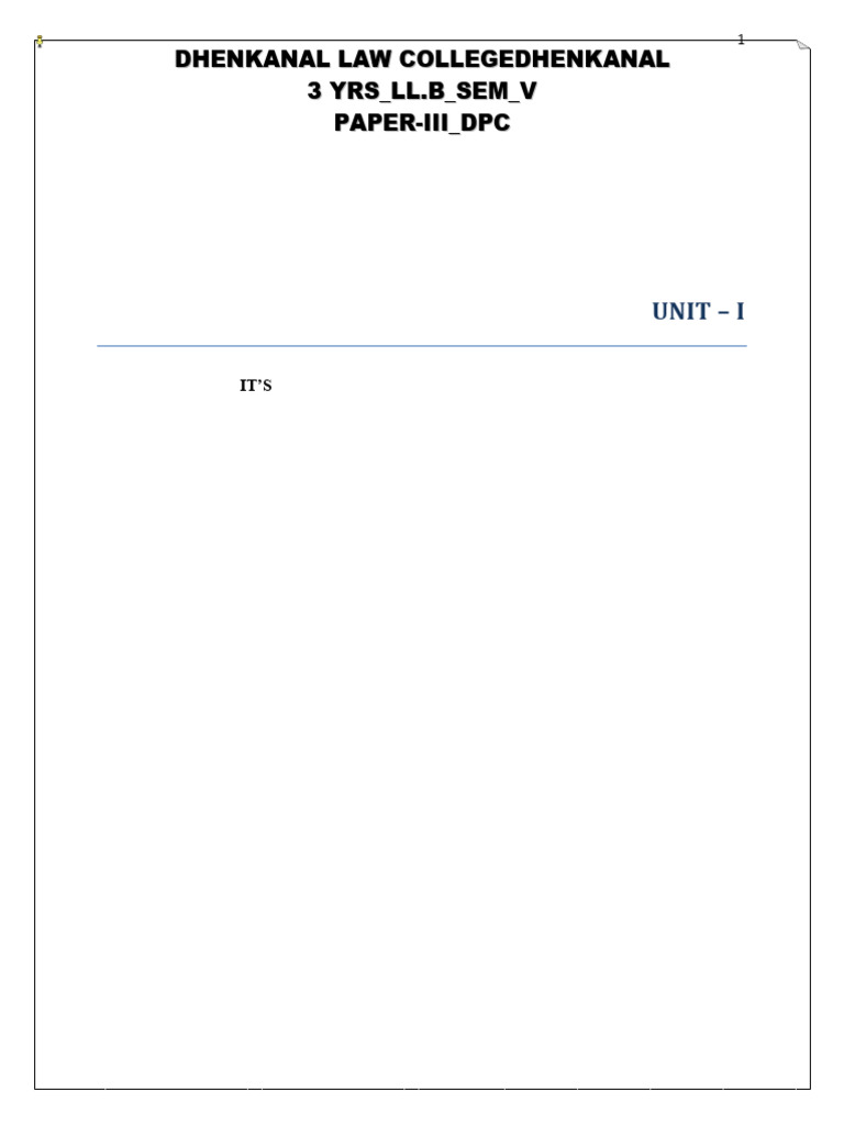 P-Iii DPC | PDF | Lawsuit | Pleading