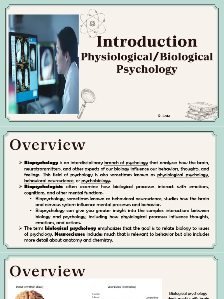 BioPsychology Topic 1 | PDF | Behavioral Neuroscience | Psychology