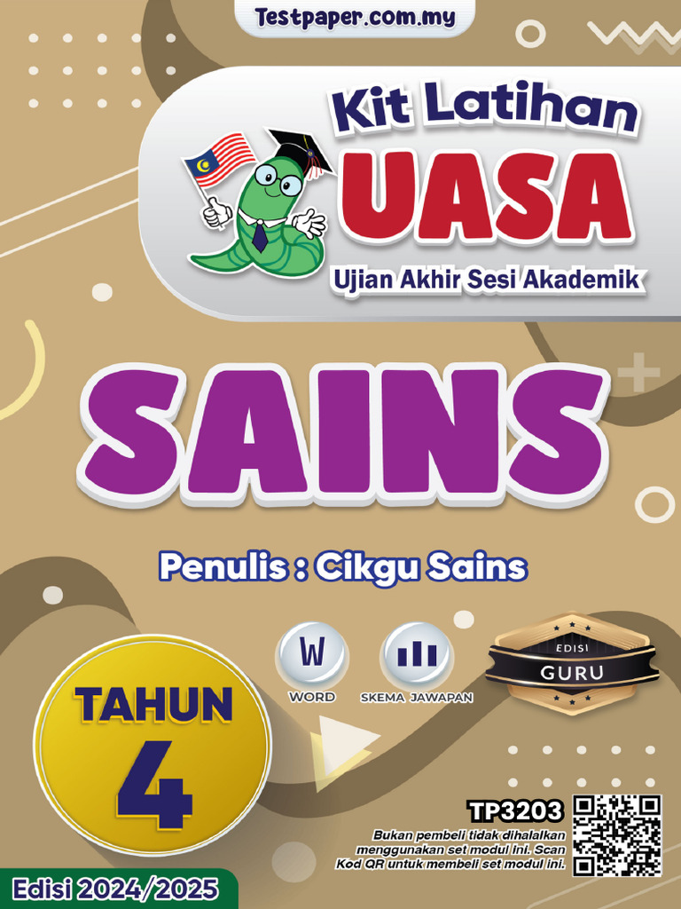 TP3203 - Edisi Guru Ujian Akhir Tahun Sesi Akademik Sains Tahun 4 Uasa 20243 | PDF