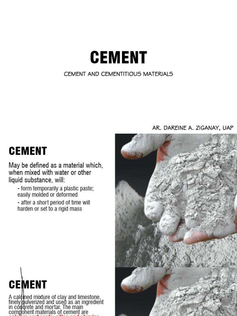 Comprehensive Guide to Cement Types | PDF | Cement | Concrete