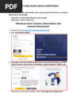 Petunjuk Aktivasi Coretax (sudah punya akun DJPOnline) (1) | PDF