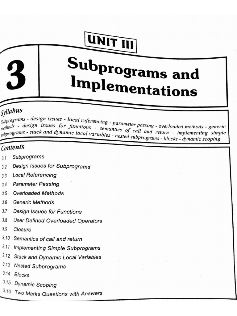 PPL Unit 3 R2021 | PDF