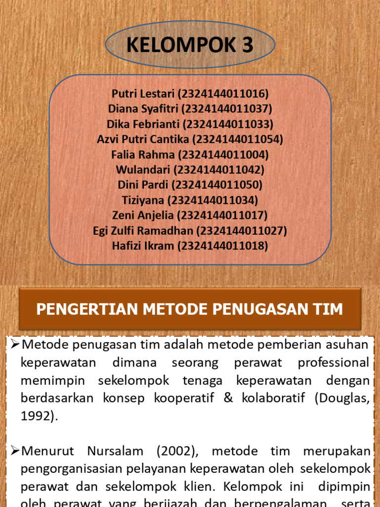 Kel 3 Menkes Metode Tim | PDF