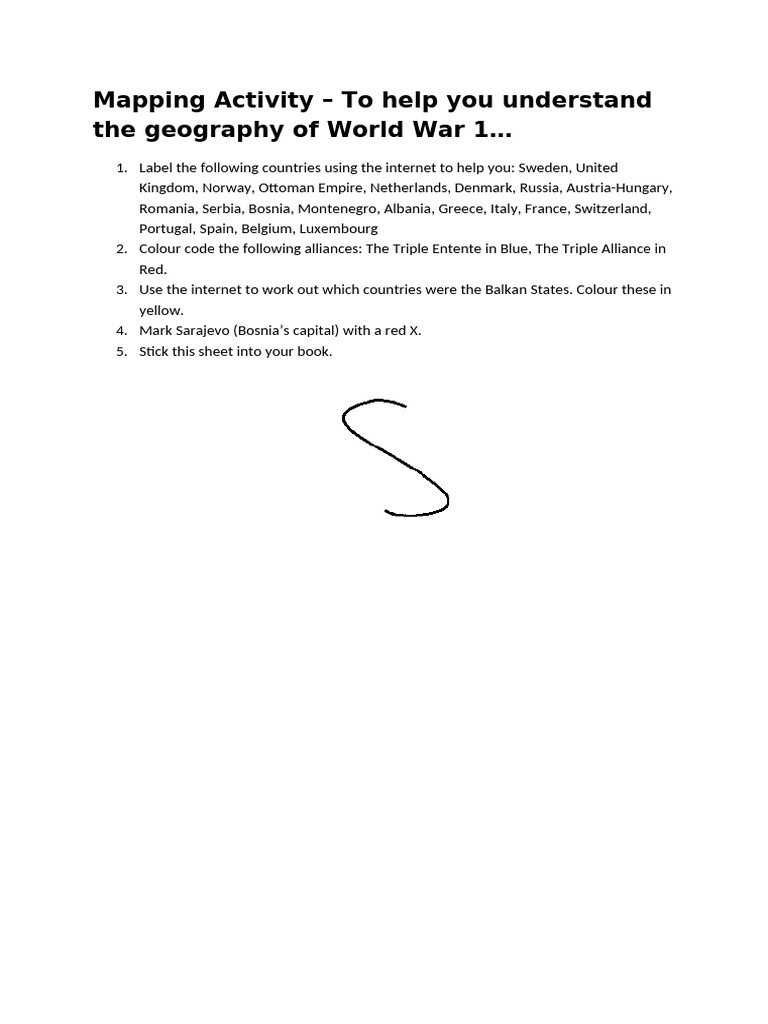 Europe Before ww1 Blank Map-3 | PDF