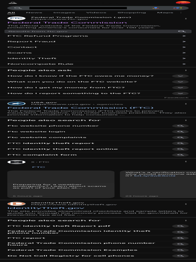 FTC Website - Google Search | PDF