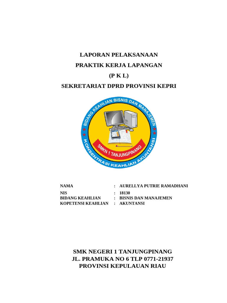 Laporan PKL Aurellya Putrie R | PDF