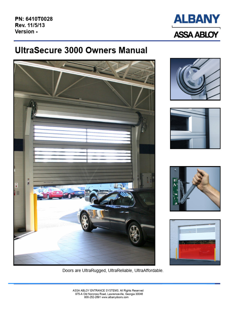 UltraSecure 3000 Manual Overview | PDF | Door | Switch