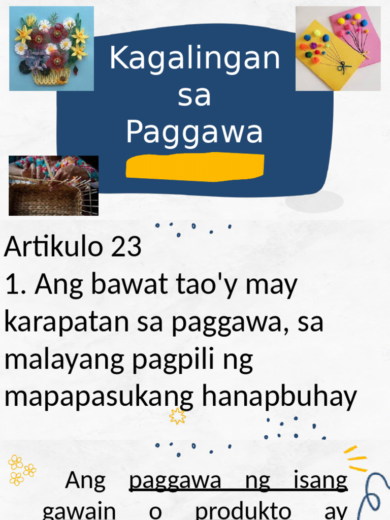 Kagalingan Sa Paggawa | PDF