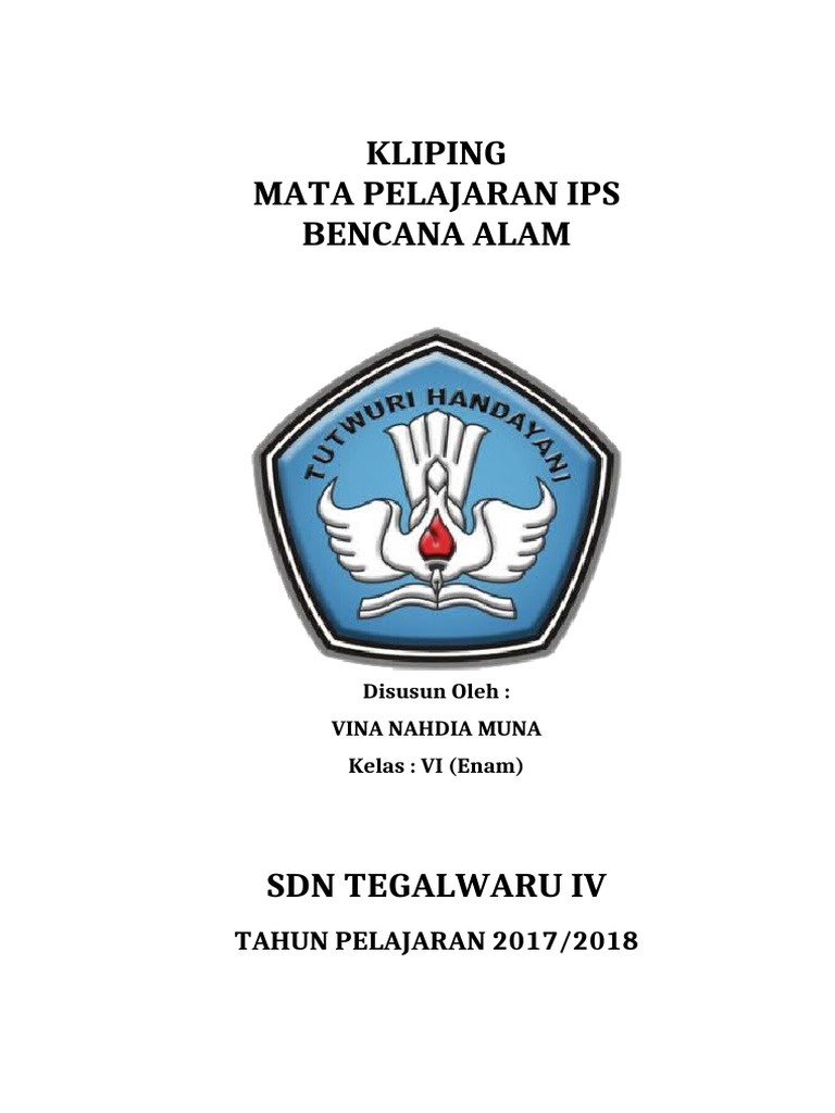 Kliping Bencana Alam untuk Anak SD | PDF