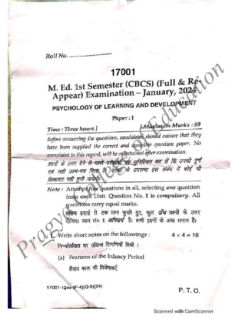 Pragya College of Education | PDF