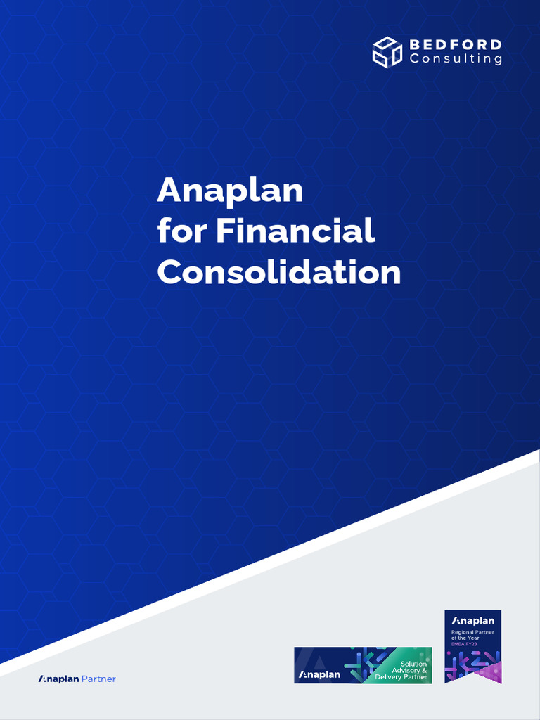 Anaplan For Financial Consolidation | PDF | Audit | Accounting