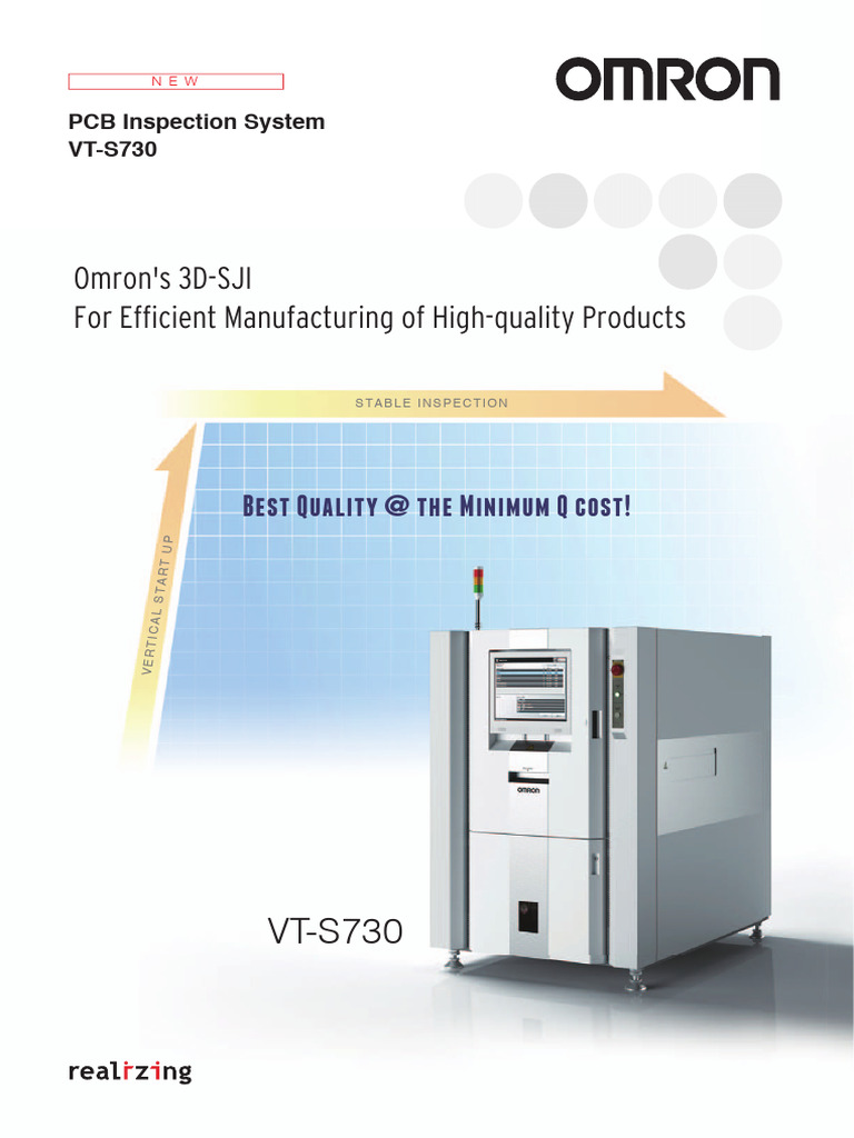 Omron VT-S730 PCB Inspection System | PDF | Printed Circuit Board