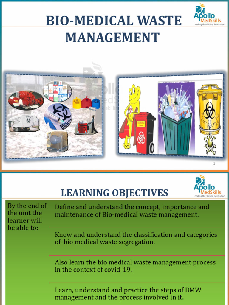 Bio-Medical Waste Management Guide | PDF | Waste | Waste Management