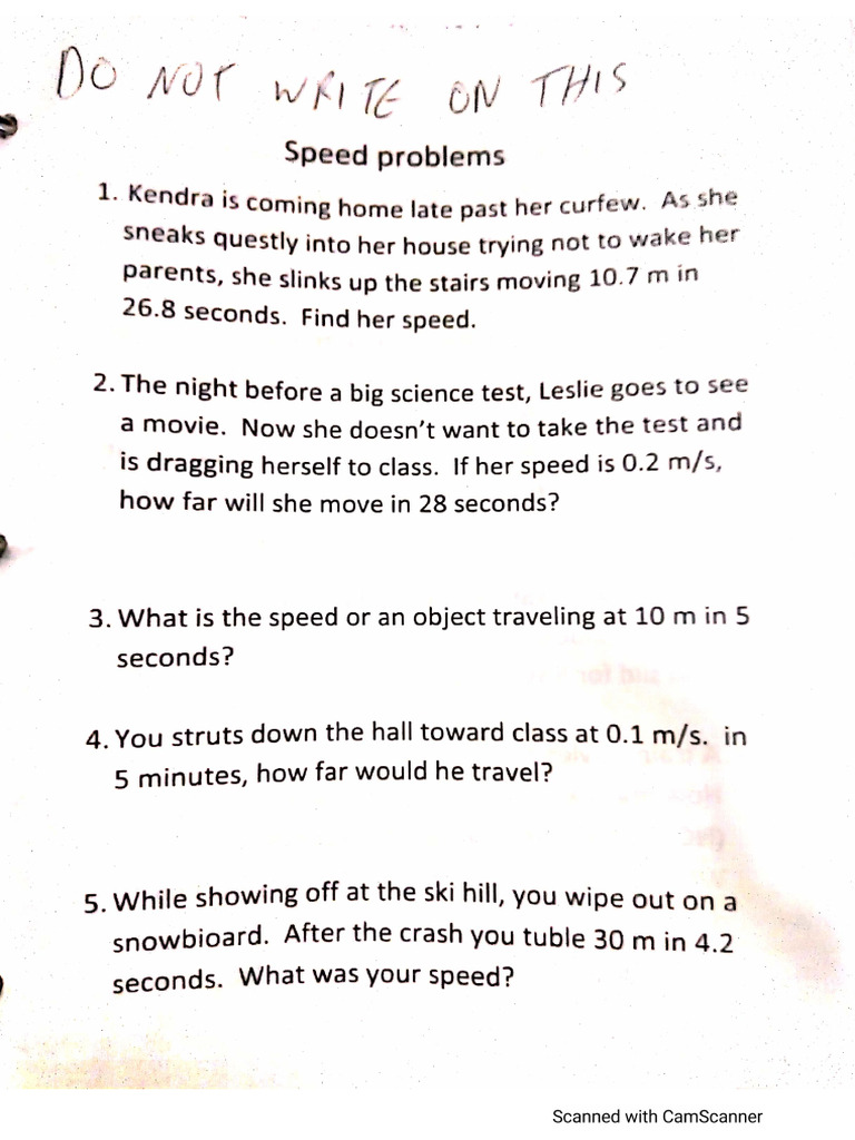 Calculations and Speed | PDF