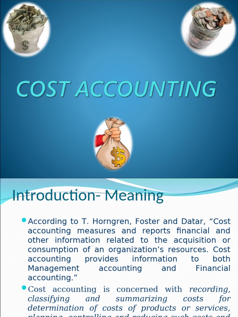 Cost Accounting Overview and Methods | PDF | Cost | Expense