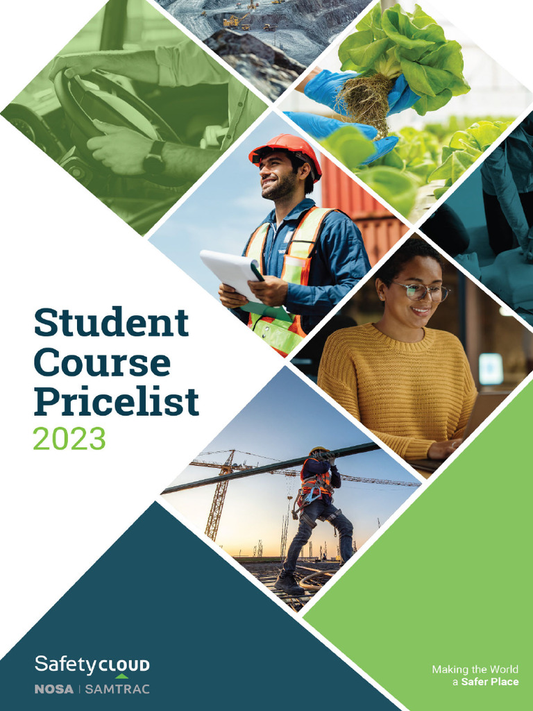 SafetyCloud Student Course Pricelist 2023 v2.1 | PDF | Cargo | Warehouse