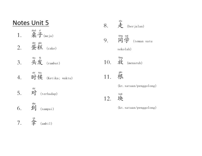 Notes Unit 5 P5 | PDF