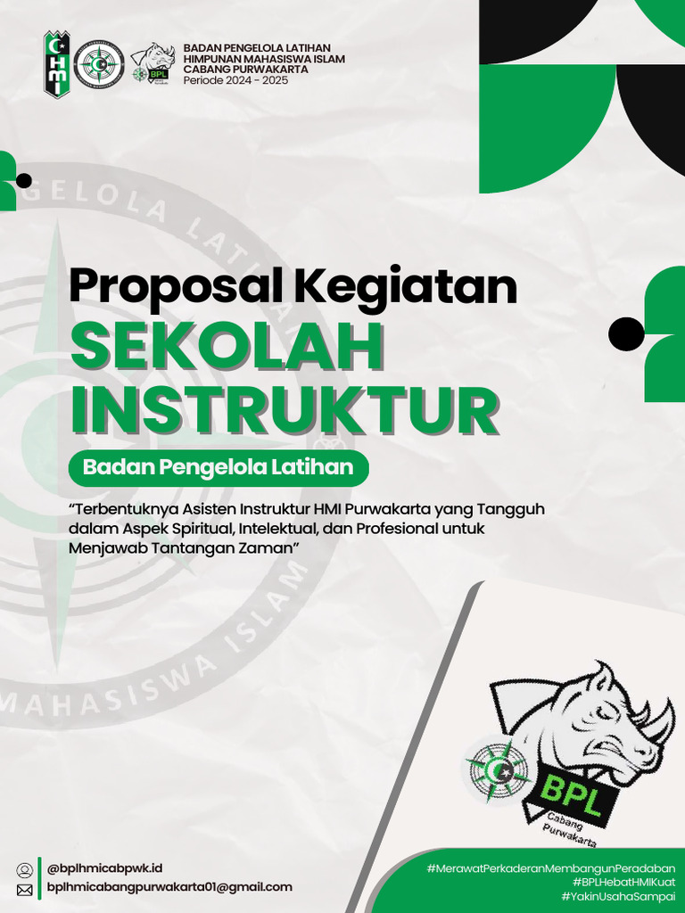 Proposal Kegiatan Sekolah Instruktur (SI) BPL HMI Cabang Purwakarta 2025 (1)_compressed | PDF