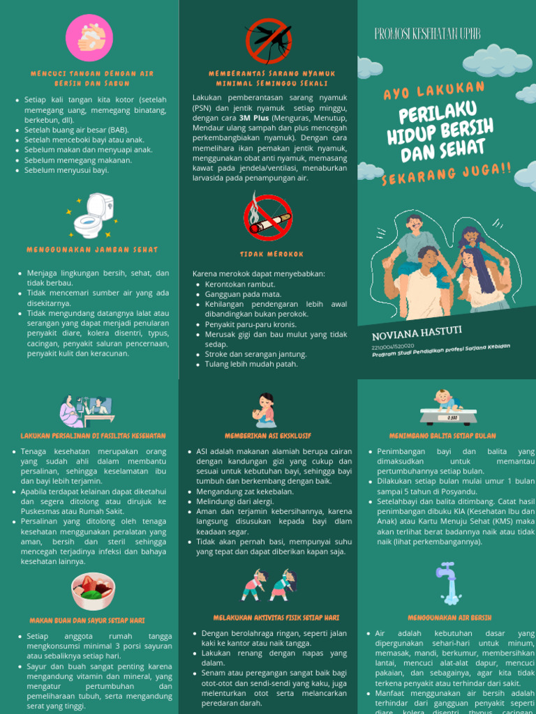 Leaflet Promkes Phbs | PDF