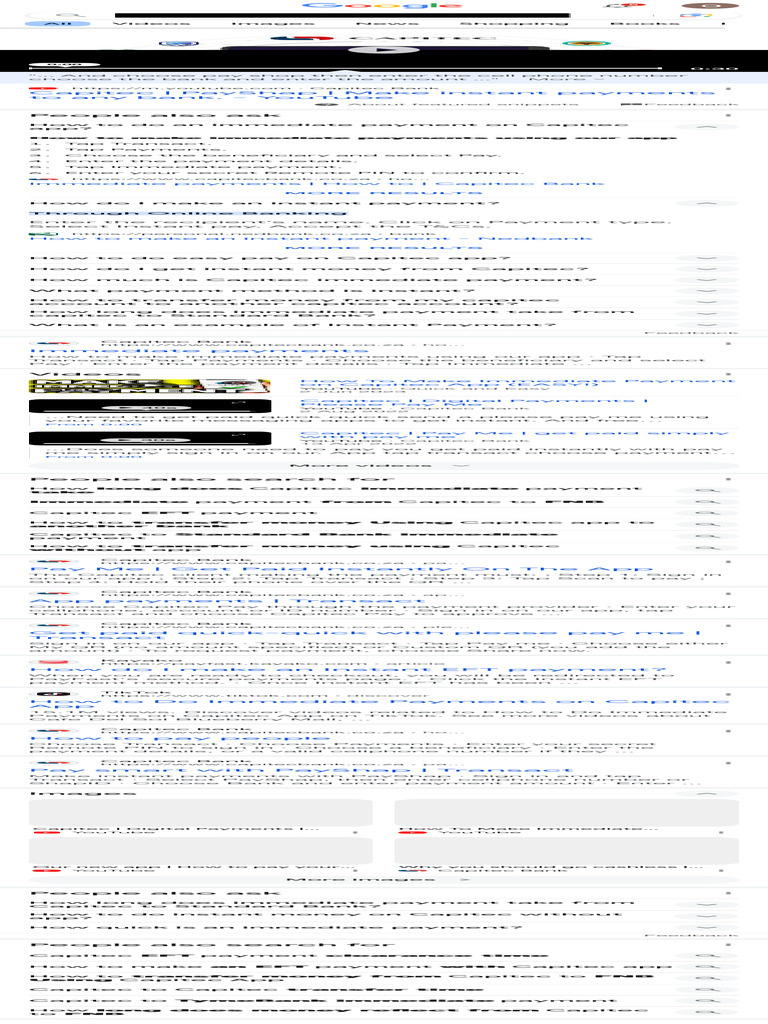Instant Payments on Capitec App Guide | PDF | Banking | Payments