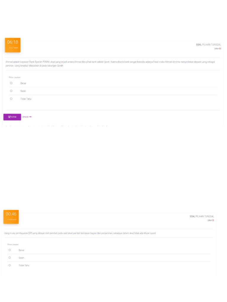 Soal Kuis Final Dhaman19 | PDF