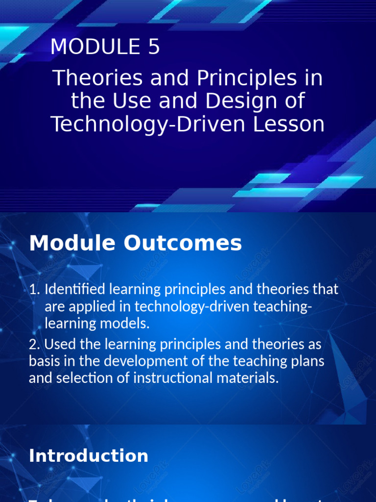 ProfEd 8 Technology For Teaching Learning 1 M5 | PDF | Learning ...