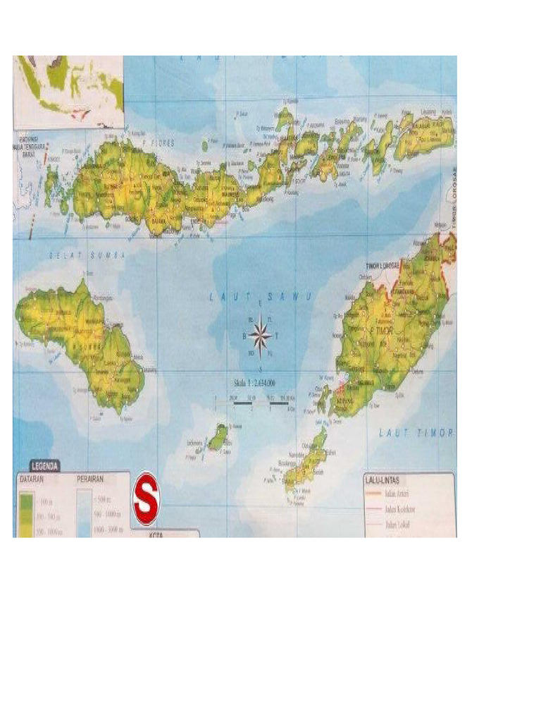 Peta Adminnistrasi Prop NTT | PDF