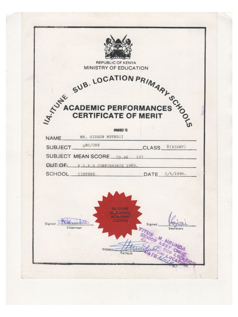 Academic and Performance Certs | PDF