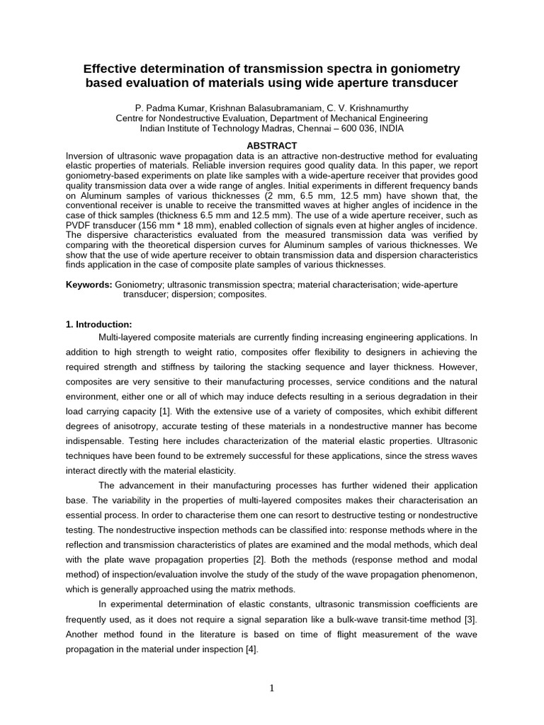 Characterization Of Defects In Carbon Fiber Reinforced Plast Pdf Composite Material