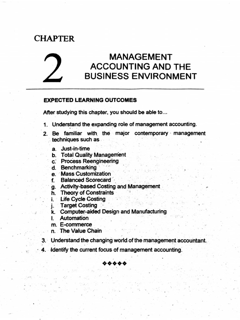 CH2 FOUNDATION OF MANAGEMENT ACCOUNTING | PDF