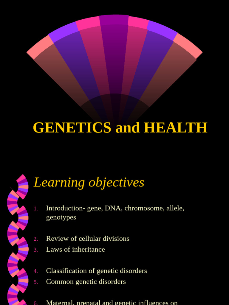 1. genetics- introduction types of disorder | PDF | Dominance (Genetics ...